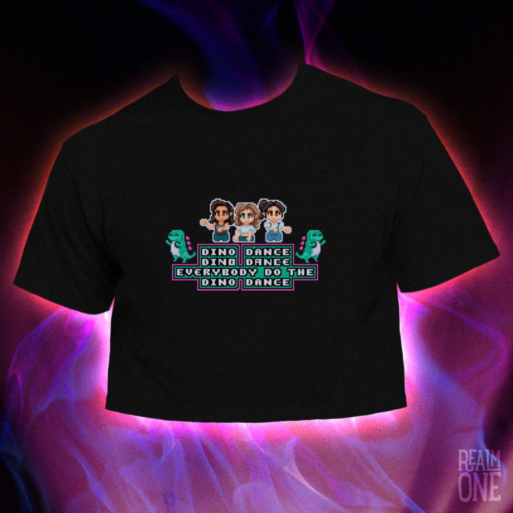 Dino Dance - Crop Top - Realm One