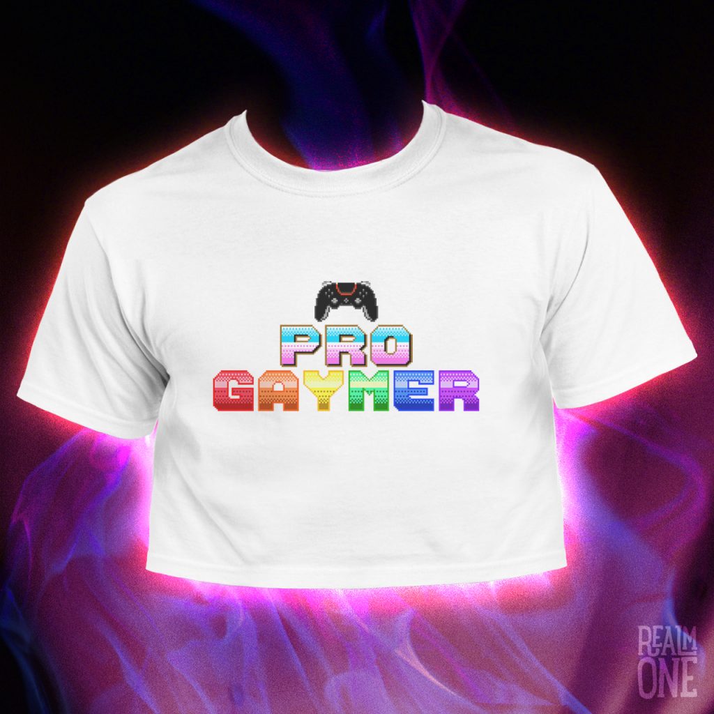 Pro Gaymer Retro - Crop Top - Realm One